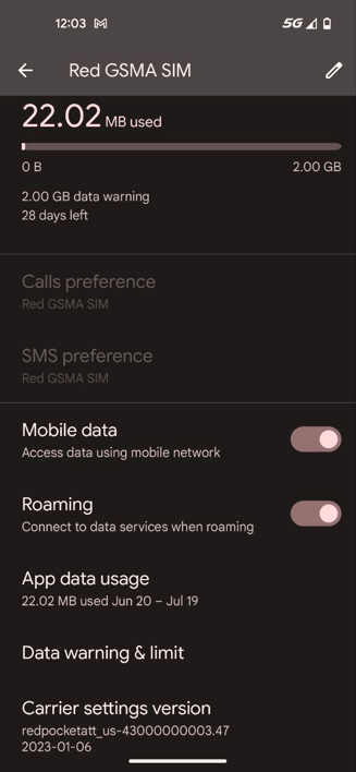 Enable roaming on RedPocket Mobile for Android and iOS